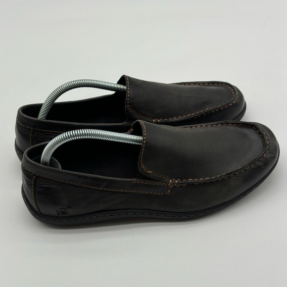 Born | Shoes | Born Caleb Driving Loafers Brown Leather Moc Round Toe ...